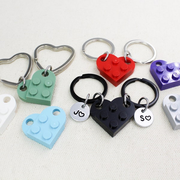 Lego® Heart Keychain - Etsy
