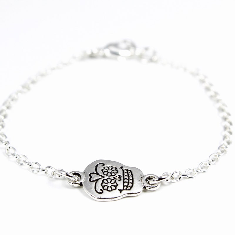 Sugar Skull Bracelet - Etsy