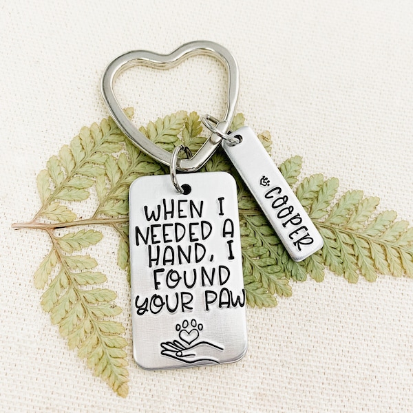 When I Needed a Hand I Found a Paw - Etsy