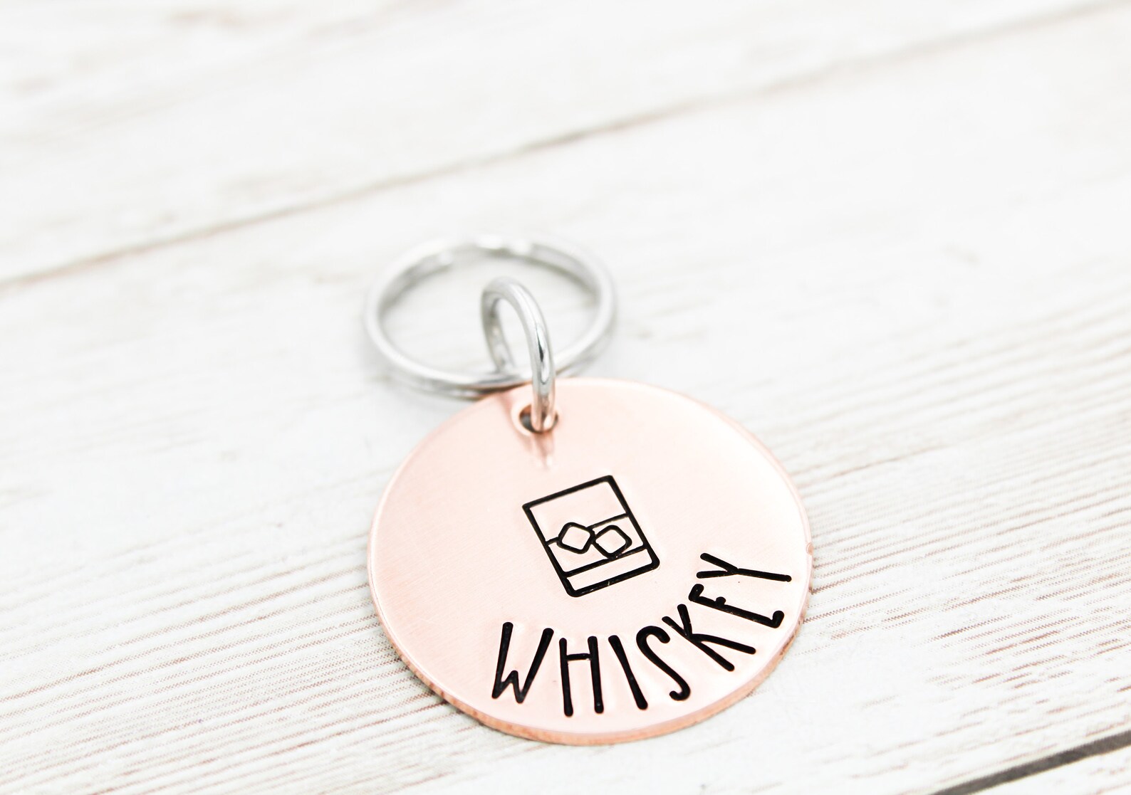 Whiskey Dog Name Tag, Bourbon Pet ID Tag, Alcohol Pet Tags, Custom Dog ...