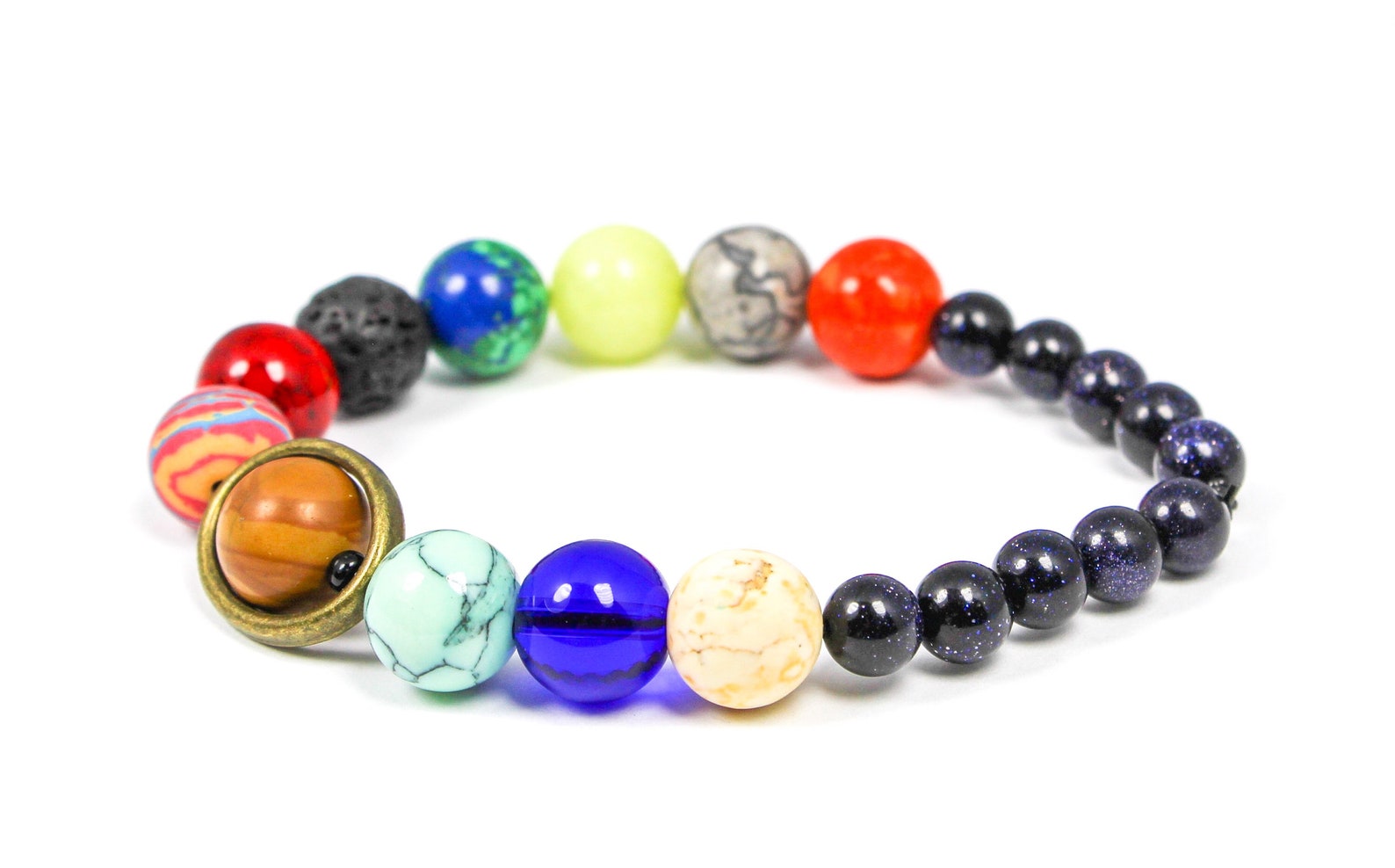 Stretchy Planet Bracelet Solar System Bracelet Space | Etsy