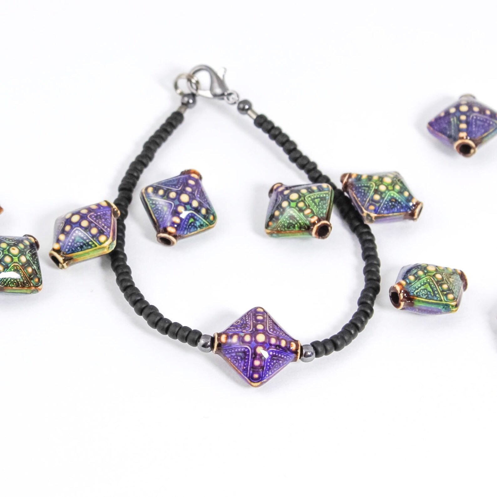 Mood Bead Bracelet, Mood Bracelet, Mood Jewelry, Mood Stone, Boho ...