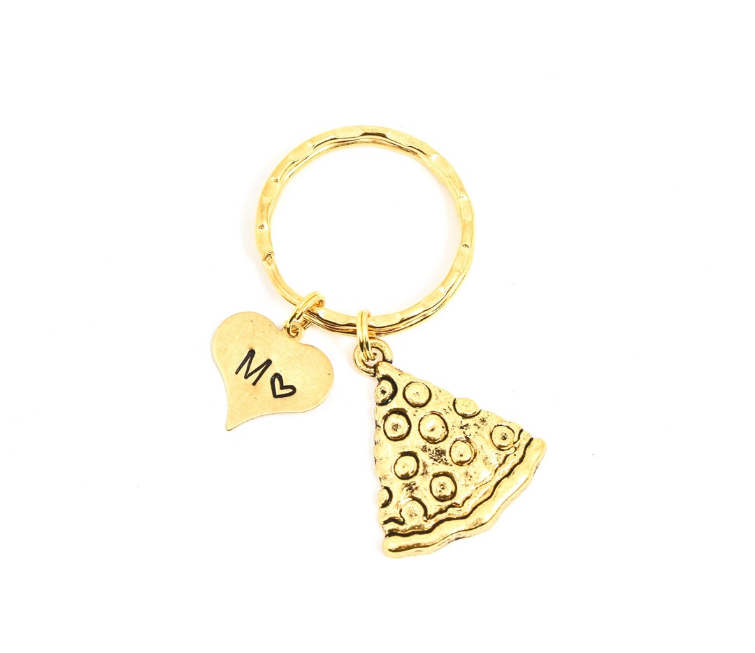 Personalized Pizza Keychain, Friendship Keychains, Gift for Sister ...