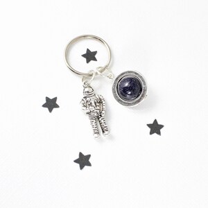 Astronaut Keychain, Planet Keychain, Nebula Keychain, Outer Space ...