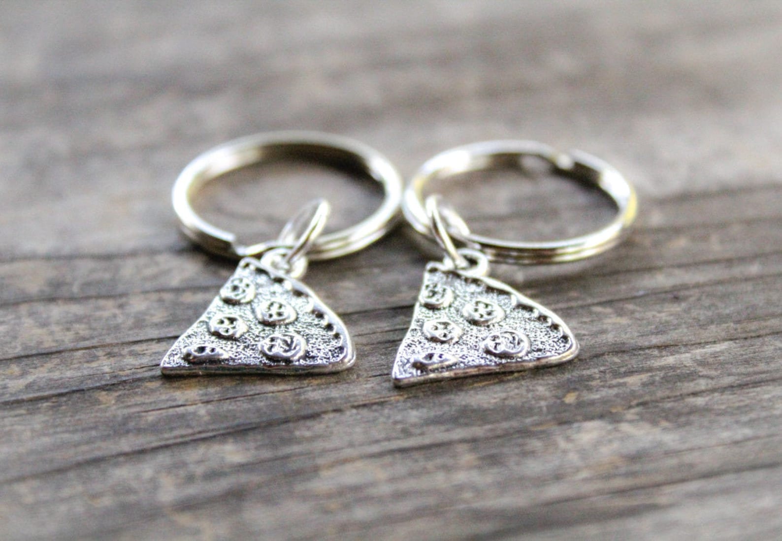 Pizza Slice Keychain, Friendship Keychains, Best Friend Keyring, BFF ...