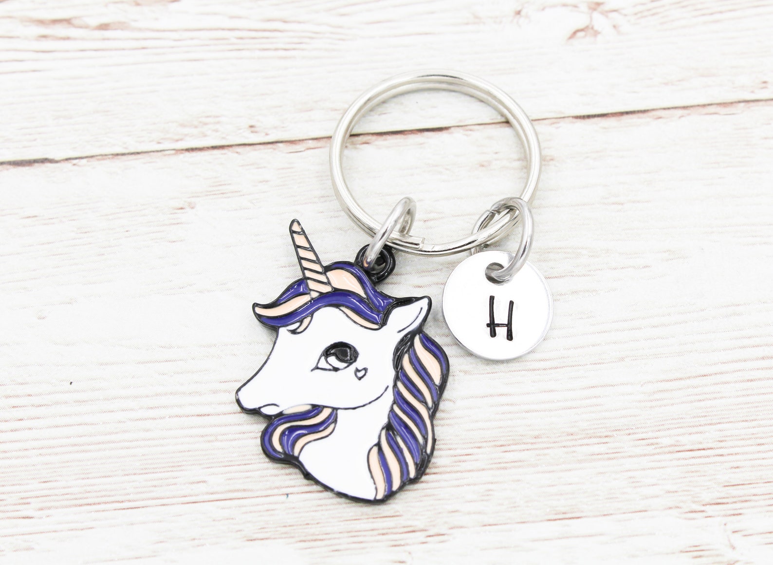 Personalized Unicorn Keychain Unicorn Keyring Unicorn Gifts | Etsy