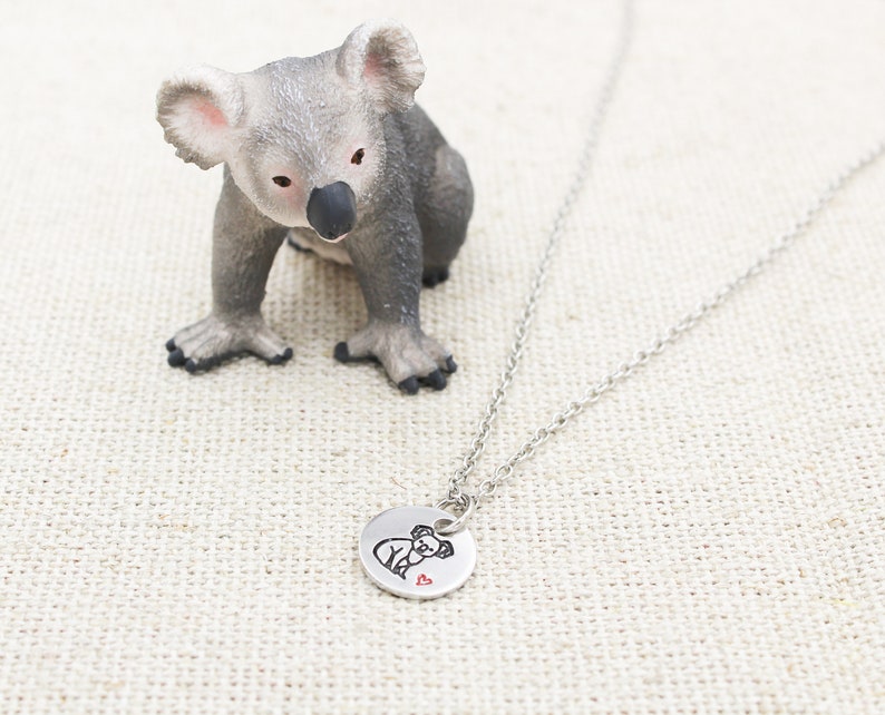 Koala Bear Necklace Koala Jewelry Australia Gifts Animal - Etsy