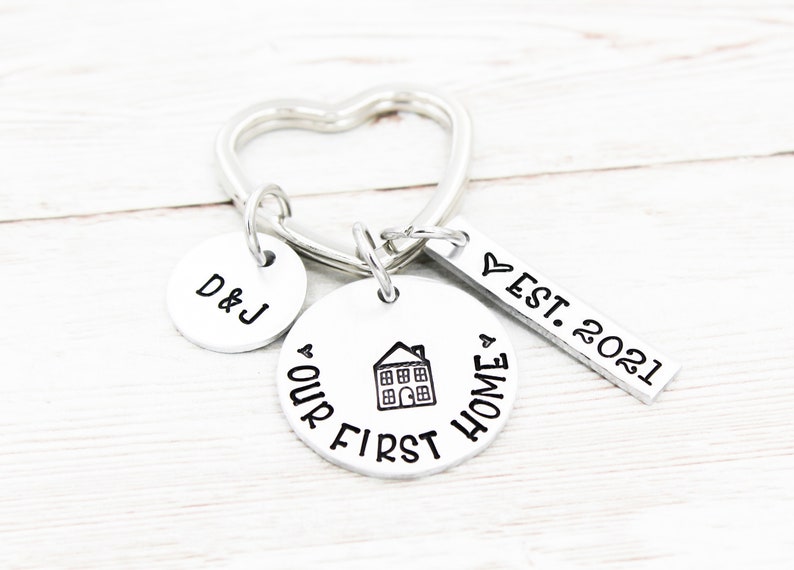 Our First Home Keychain New Homeowners Gift 1st Time | Etsy