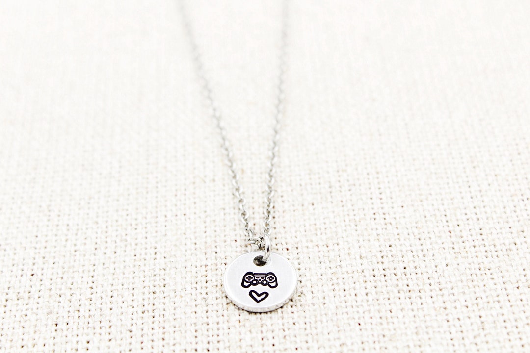 Game Controller Necklace, Video Game Jewelry, Gift for Gamer, Game ...