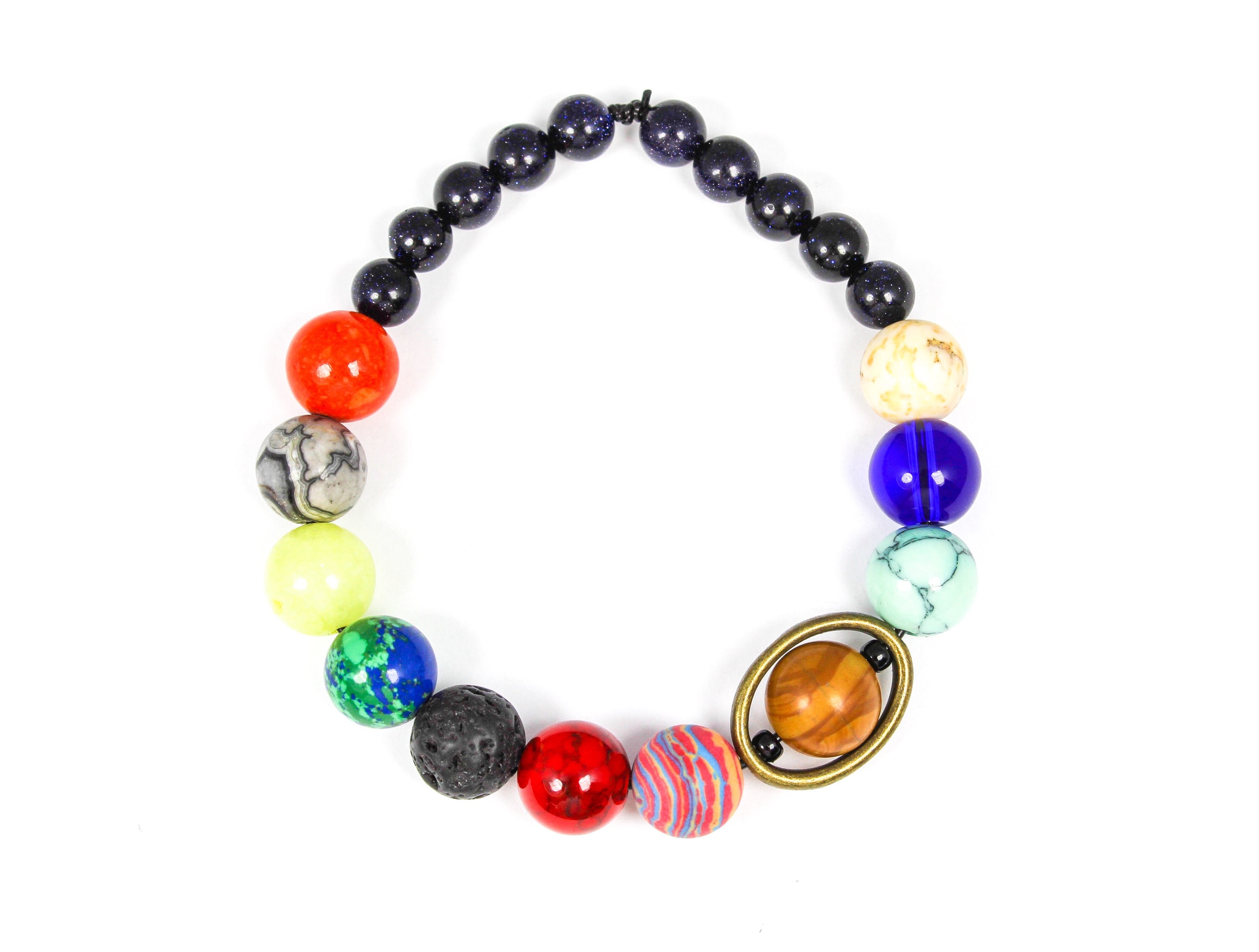 Stretchy Planet Bracelet Solar System Bracelet Space | Etsy