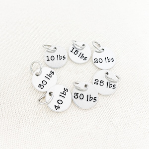 Custom Weight Charms, ,weight Loss Tracker Charms, Weight Loss Journey ...