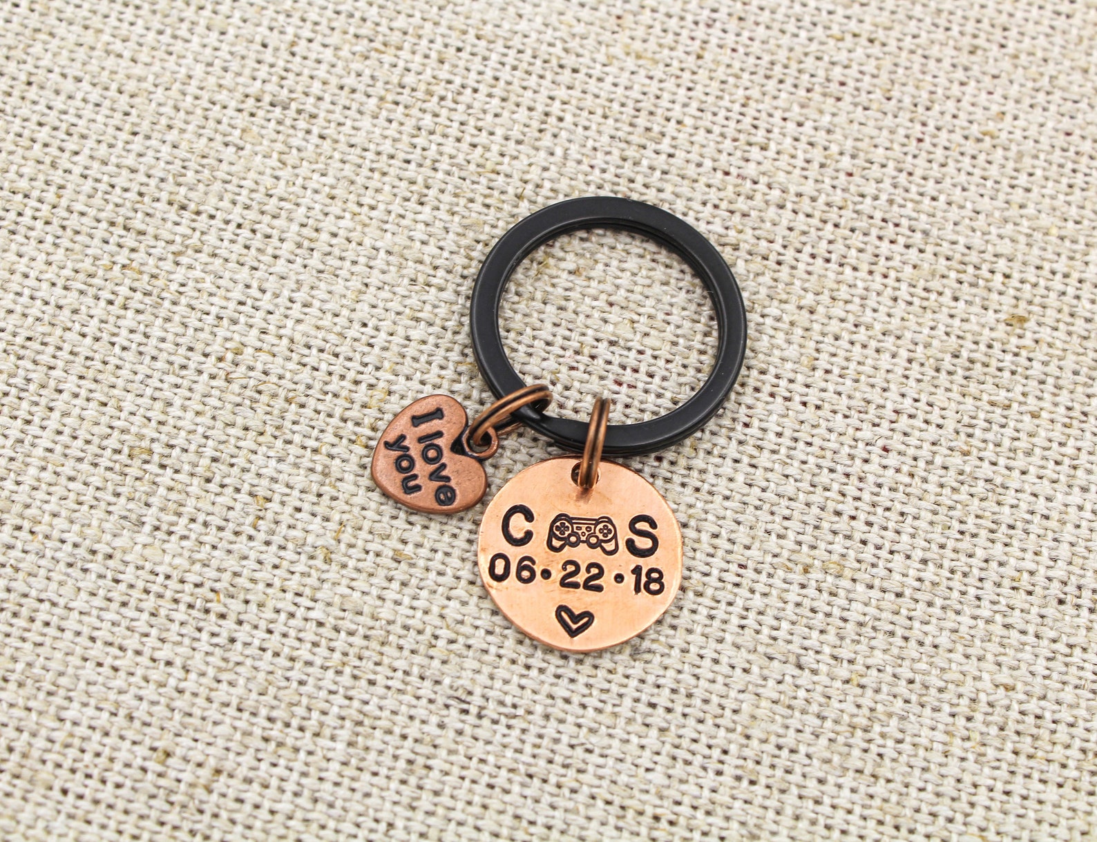 Gamer Couple Keychain, Anniversary for Him, Video Game Couples Gift ...
