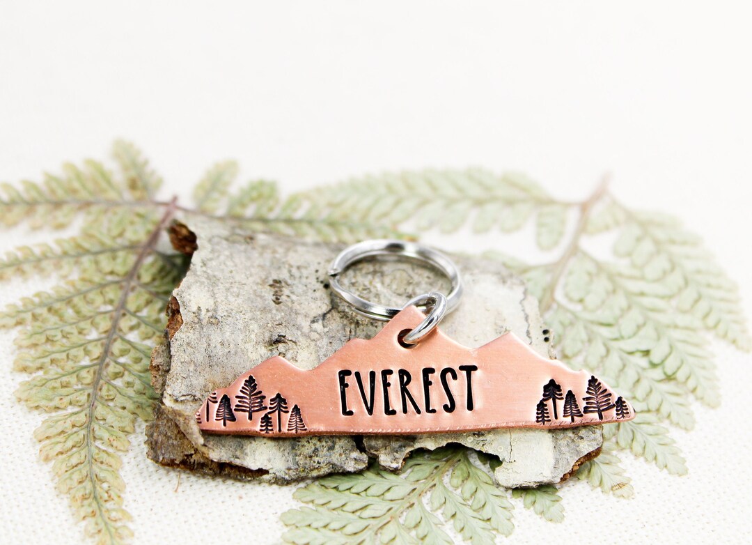 Mountain Scape Pet Name Tag, Mountains Dog ID Tags, Nature Dog Name ...