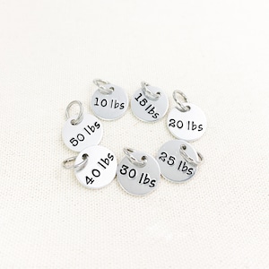 Custom Weight Charms, ,weight Loss Tracker Charms, Weight Loss Journey ...