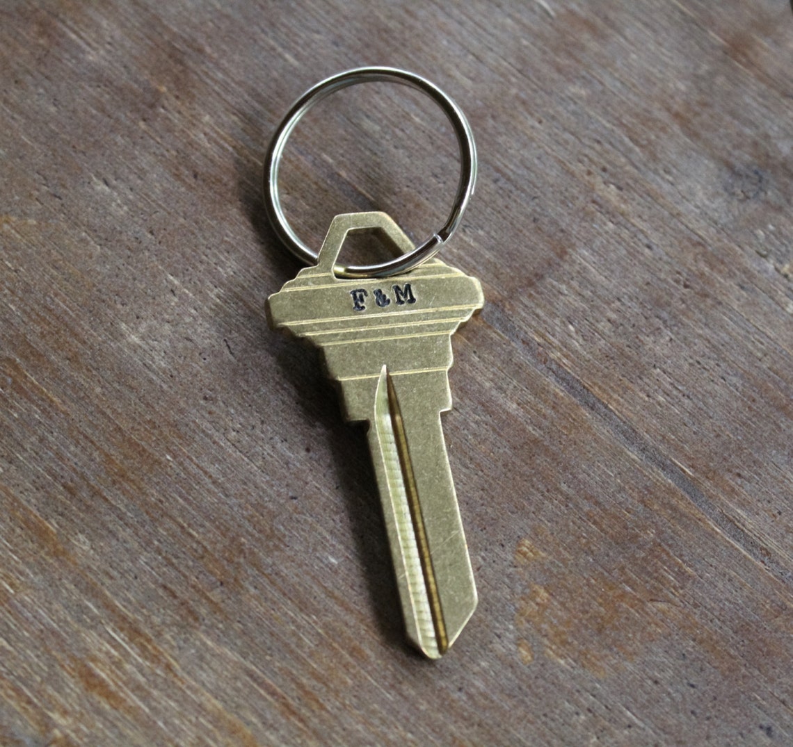 Personalized Key Keychain, Custom Key Blanks, 1st Time Home Buyer Gifts ...