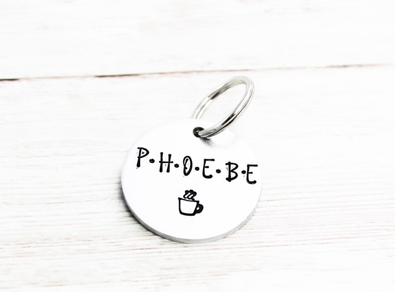 Friends Inspired Pet Name Tag Friends TV Show Dog Tag Dog ID - Etsy