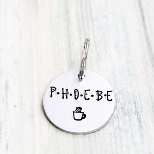 Friends Inspired Pet Name Tag, Friends TV Show Dog Tag, Dog ID Tags ...