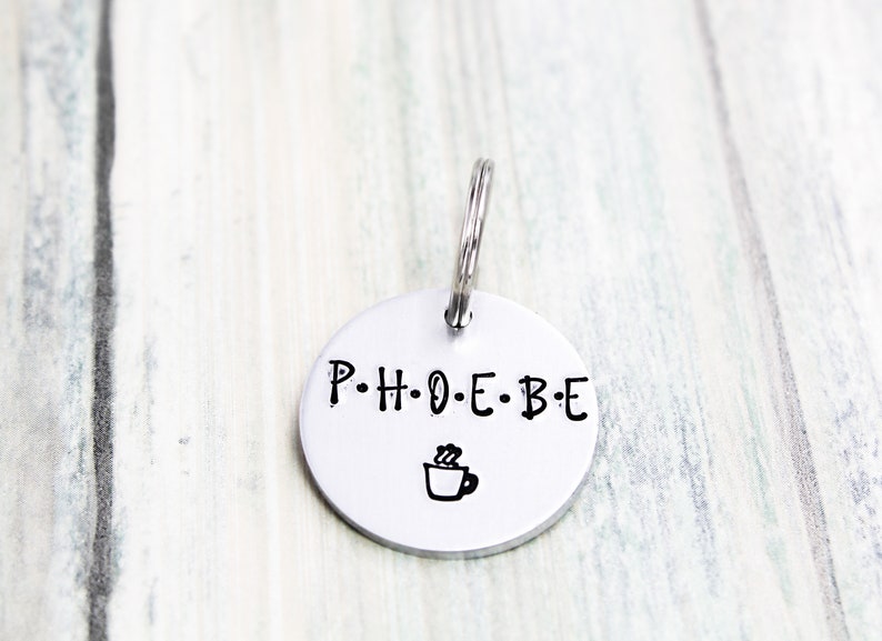 Friends Inspired Pet Name Tag Friends TV Show Dog Tag Dog ID - Etsy