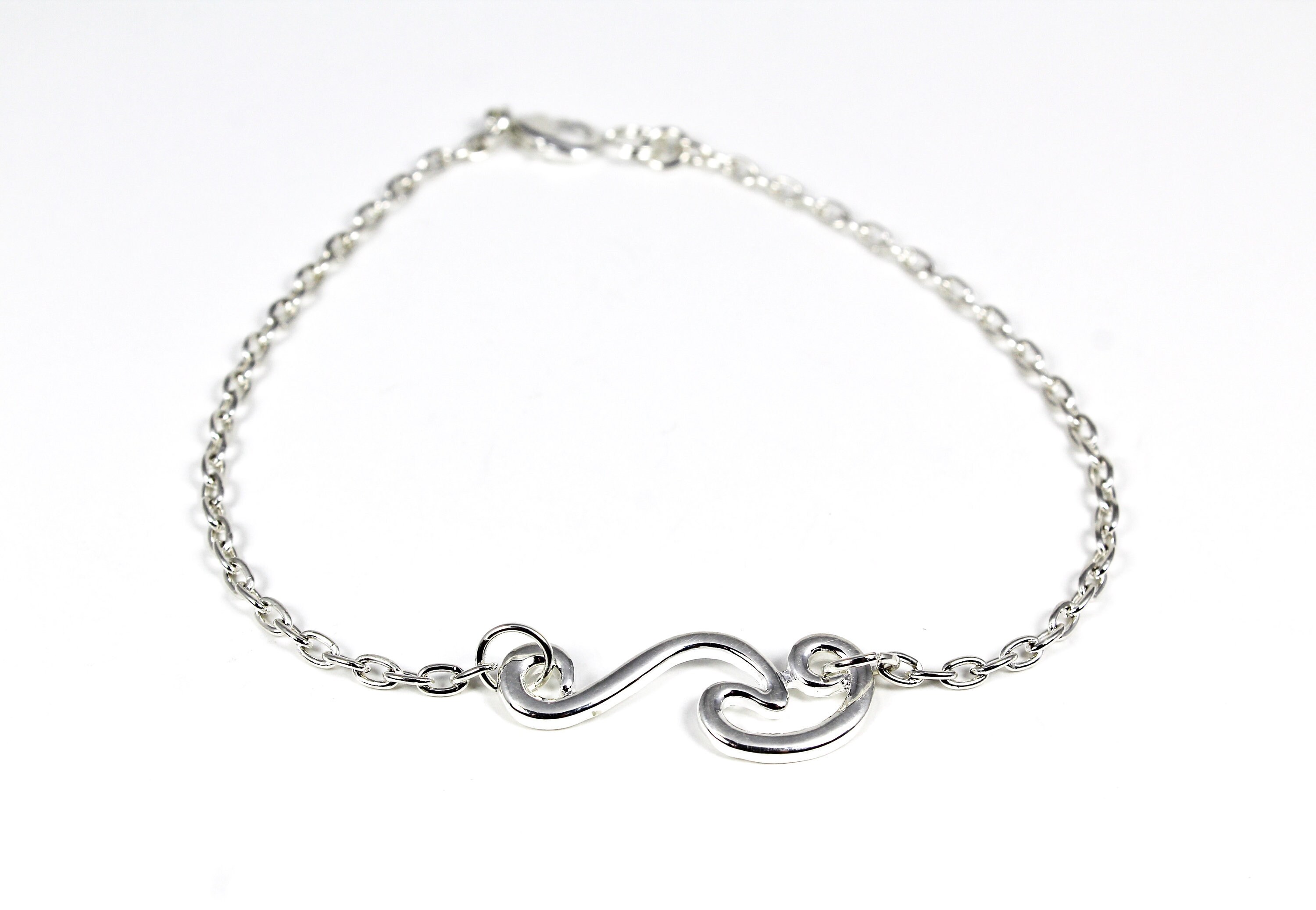 Ocean Wave Anklet Beach Anklet Beach Jewelry Beach Wave | Etsy