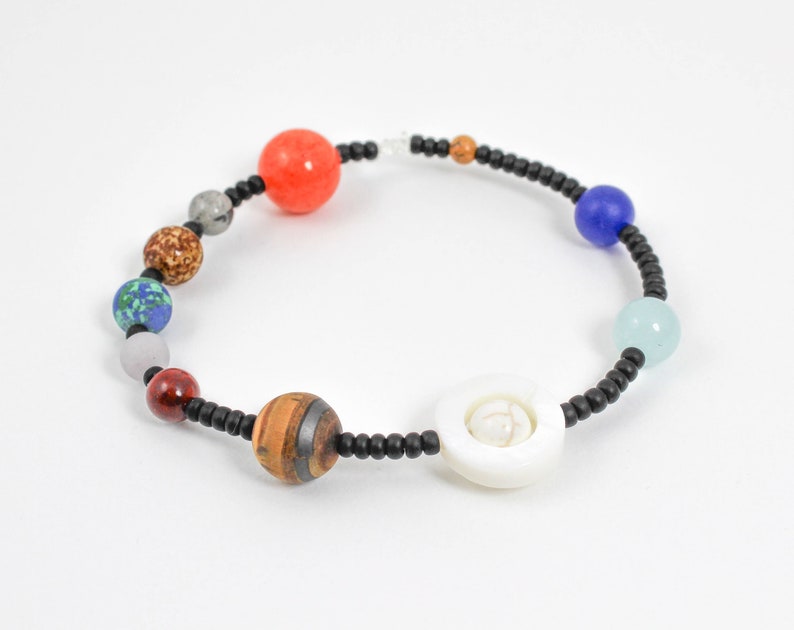 Stretchy Solar System Bracelet Planet Bracelet Planet | Etsy