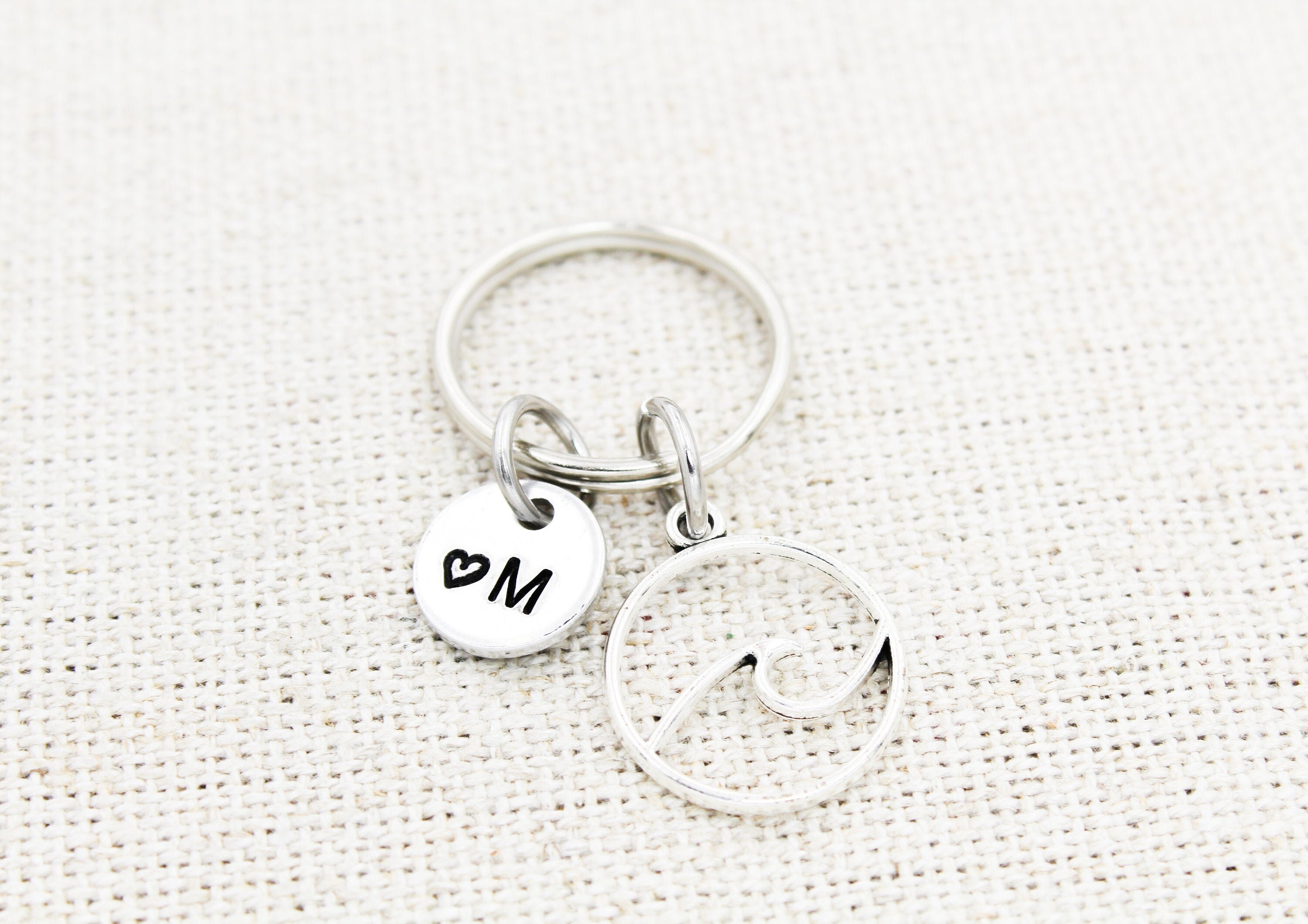 Personalized Ocean Wave Keyring Beach Wave Keychain Beach | Etsy