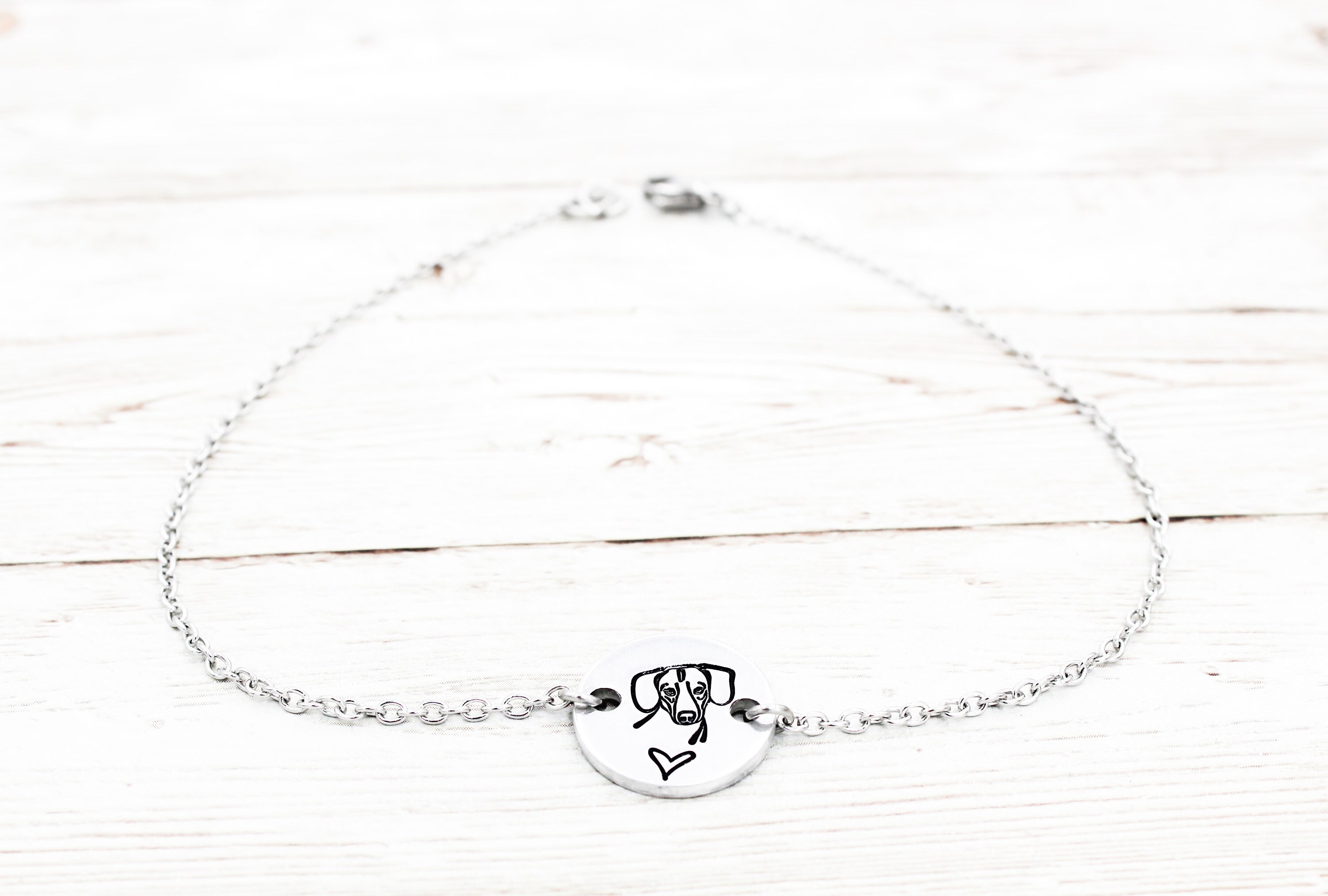 Custom Dog Breed Anklet Dachshund Anklet Dachshund Jewelry | Etsy