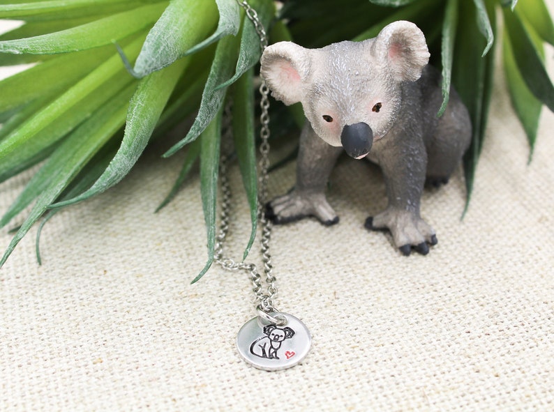 Koala Bear Necklace Koala Jewelry Australia Gifts Animal | Etsy