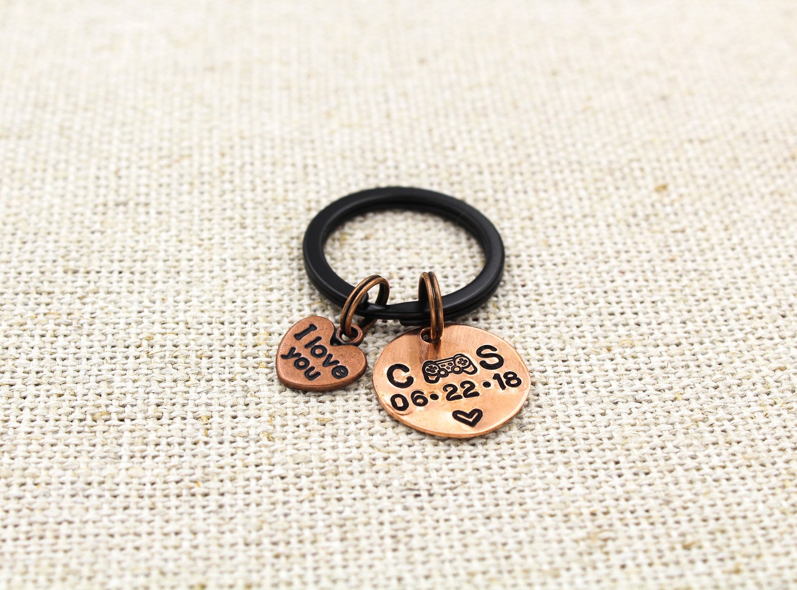 Gamer Couple Keychain, Anniversary for Him, Video Game Couples Gift ...