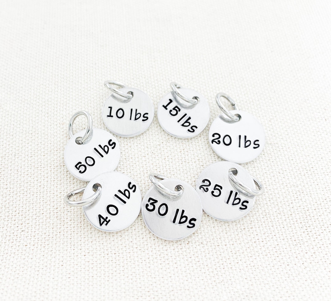 Custom Weight Charms, ,weight Loss Tracker Charms, Weight Loss Journey ...