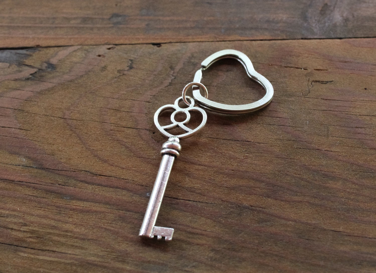 Skeleton Key Keychain Key Ornament First Home Gift First | Etsy
