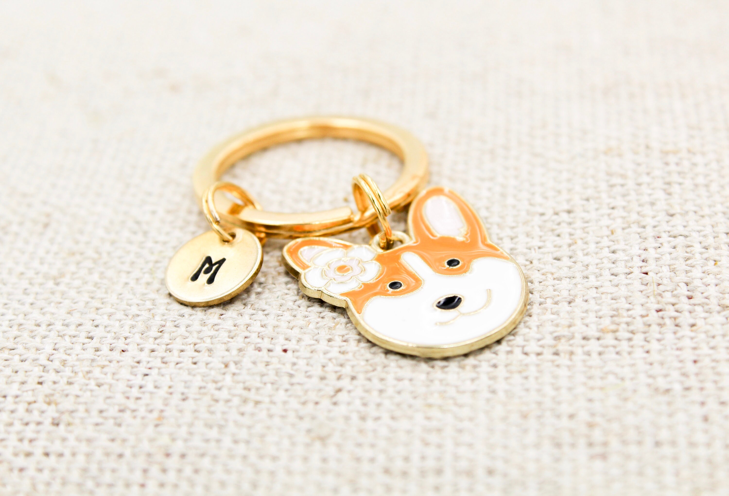 Personalized Corgi Keychain Corgi Mom Gift Corgi Keyring | Etsy