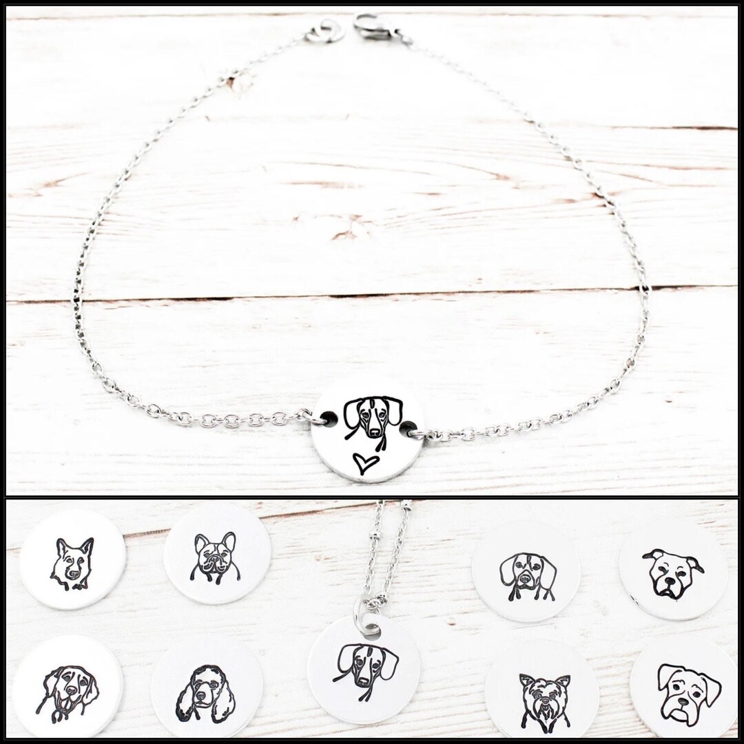 Custom Dog Breed Anklet, Dachshund Anklet, Dachshund Jewelry, Dog Lover ...