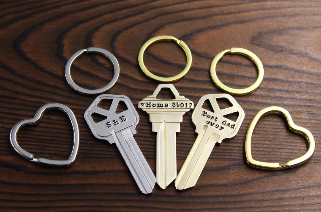 Custom Key Blanks, Personalized Home Keys, New Home Gift, First Time ...