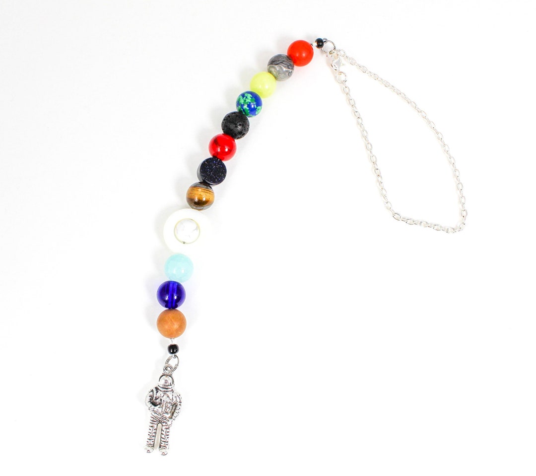 Solar System Rear View Mirror Charm, Planets Car Accessory, Outer Space ...