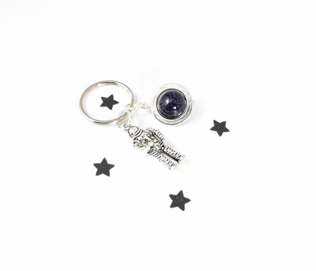 Astronaut Keychain, Planet Keychain, Nebula Keychain, Outer Space ...