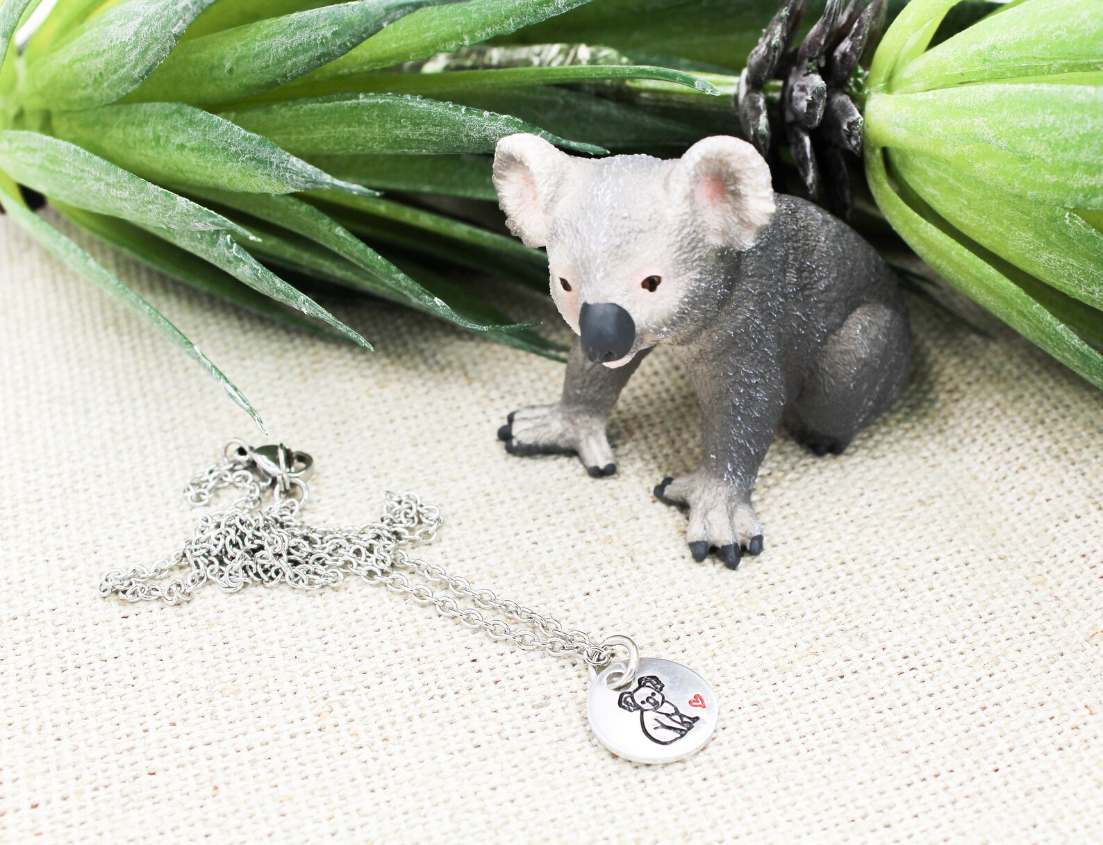 Koala Bear Necklace Koala Jewelry Australia Gifts Animal | Etsy