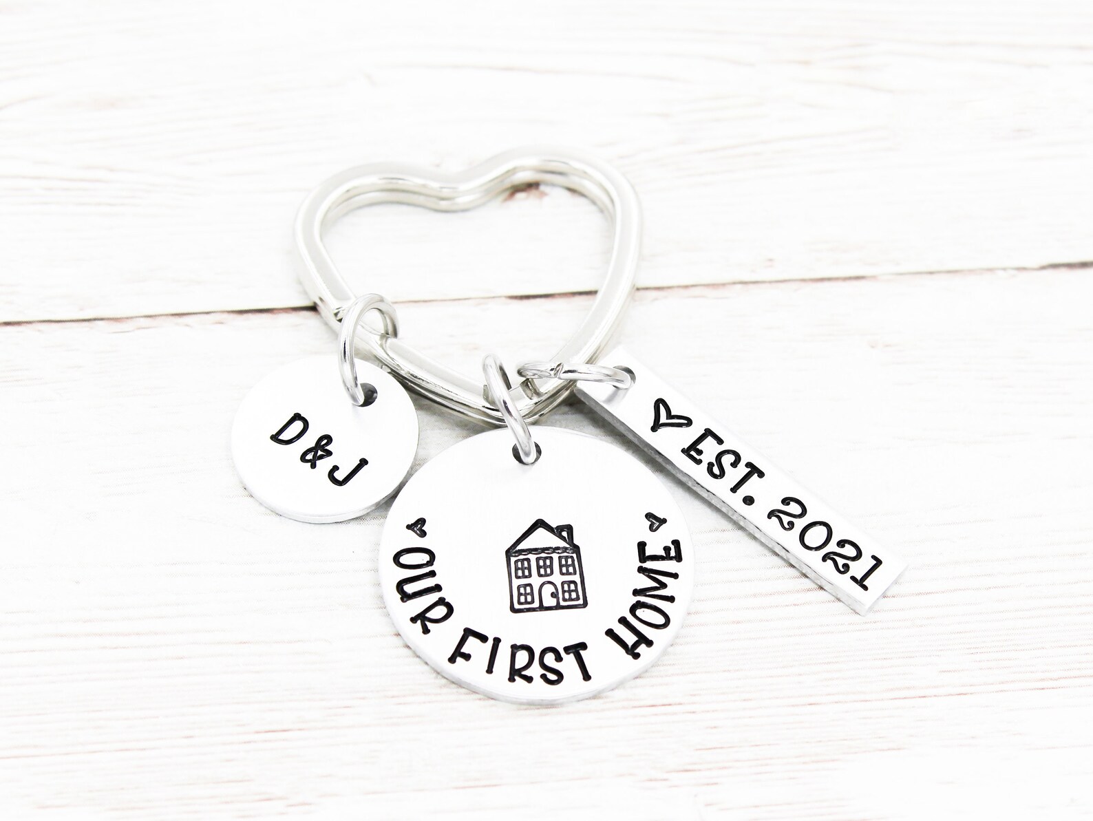 Our First Home Keychain New Homeowners Gift 1st Time | Etsy