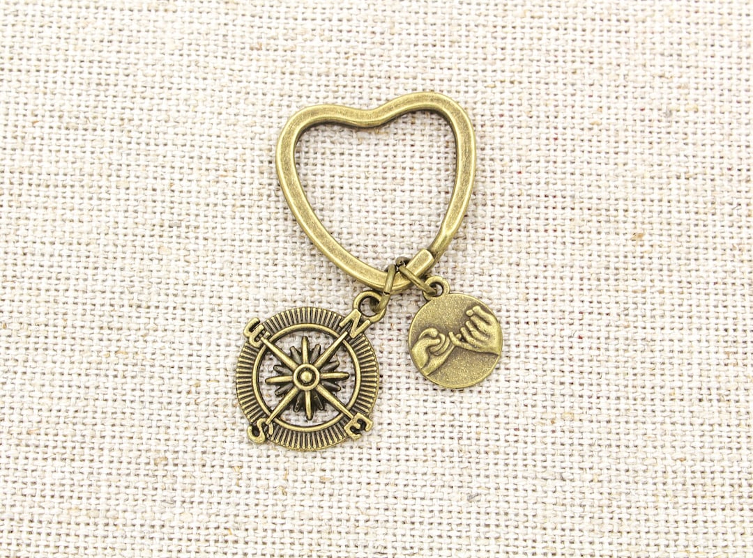 Long Distance Pinky Promise Keychain, Friendship Keychain, Boyfriend ...