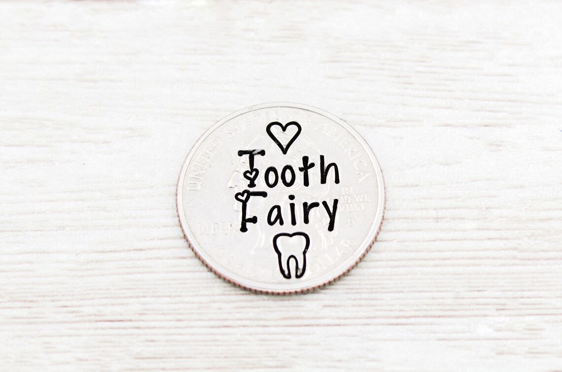 Tooth Fairy Coin, Gift From Tooth Fairy, Tooth Fairy Quarter, 1st ...