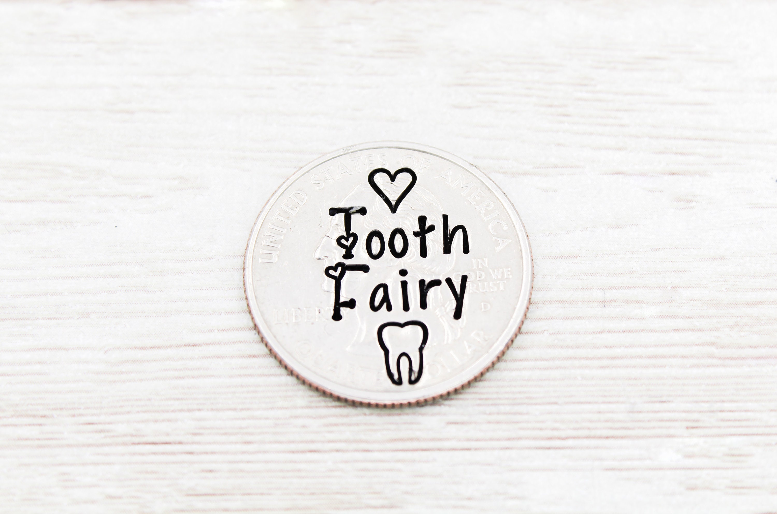 Tooth Fairy Coin, Gift From Tooth Fairy, Tooth Fairy Quarter, 1st ...