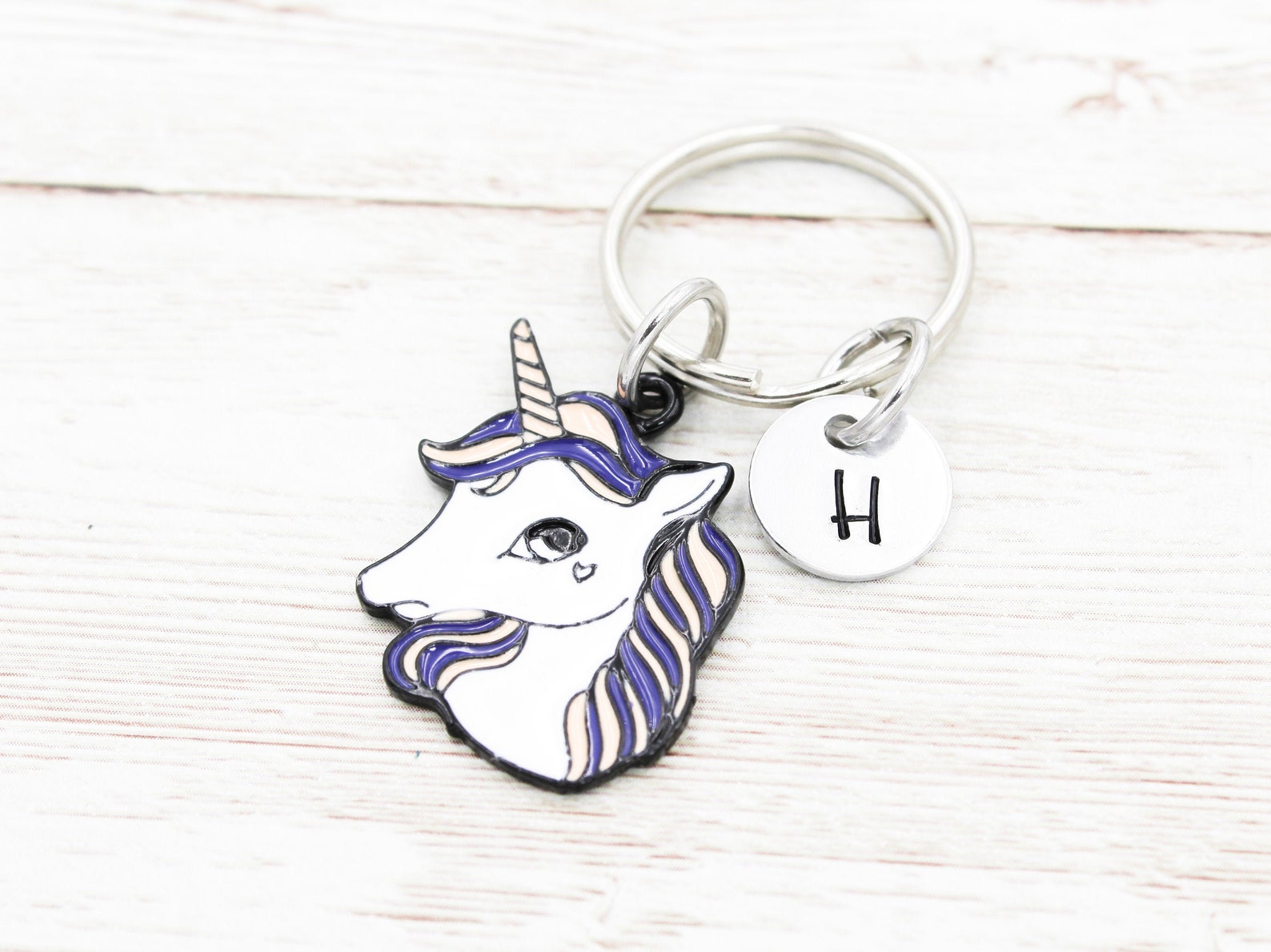 Personalized Unicorn Keychain Unicorn Keyring Unicorn Gifts - Etsy