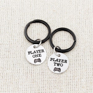 Couples Game Player Keychain Set, Gamer Couple Keychains, Gift for ...