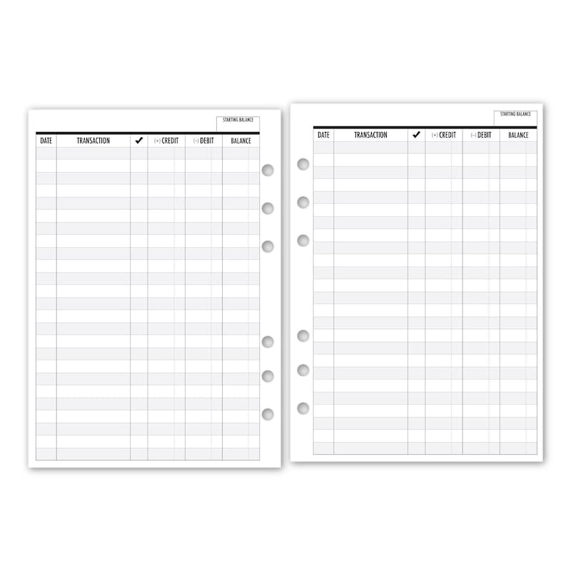 Register Binder - Etsy