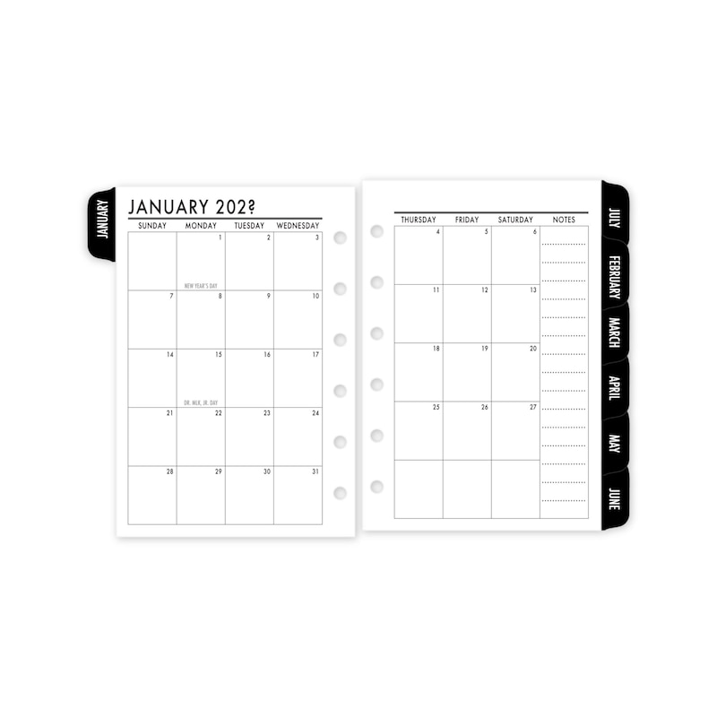 Binder Ring A7 - Etsy