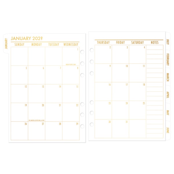 Monthly Planner Tabs - Etsy