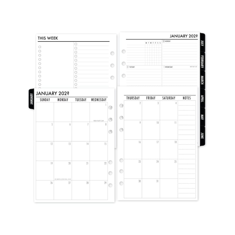 Franklin Planner 2025 Refills - Etsy