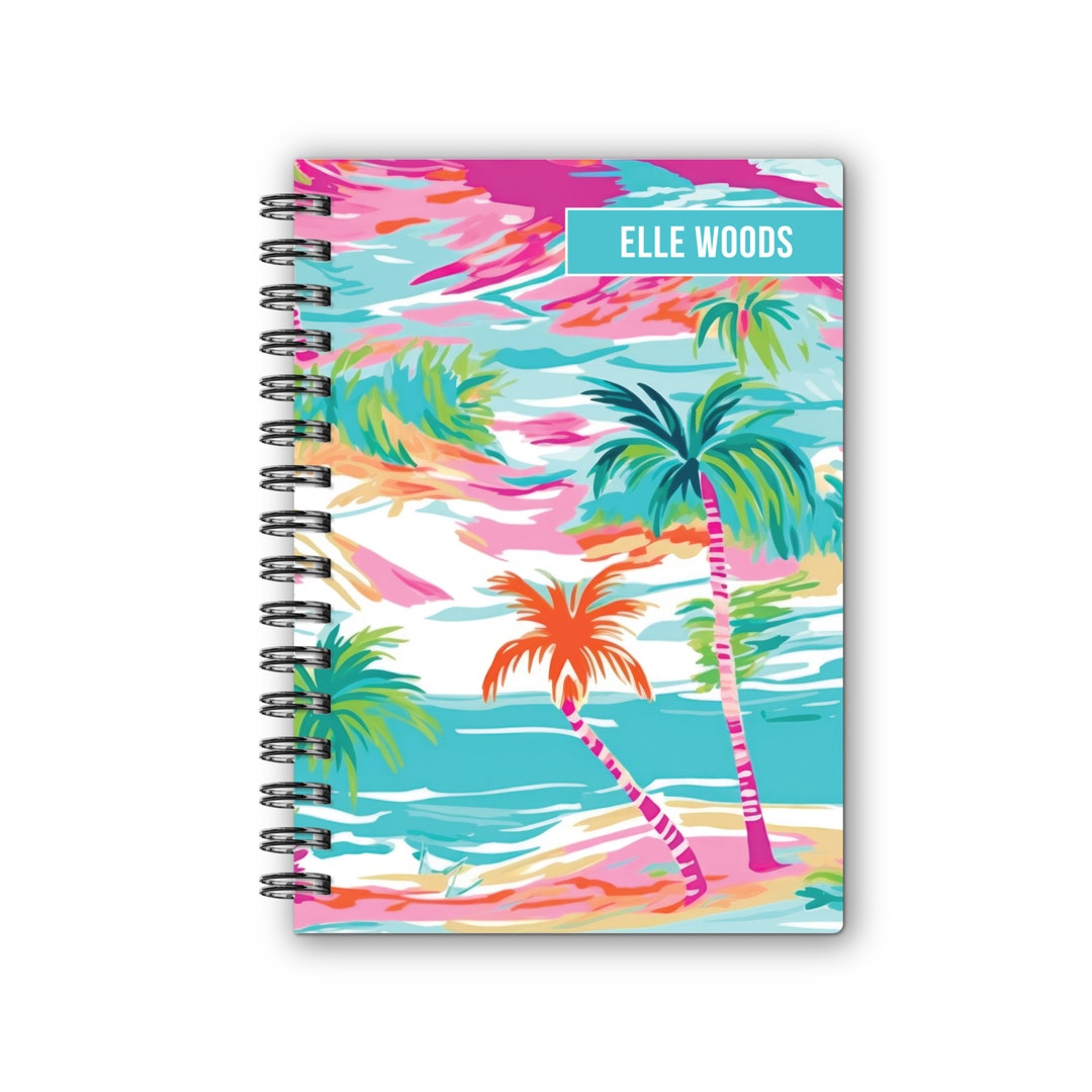 Personalized A5 Hardcover Notebook, 120 Pages, College Ruled, Dot Grid ...