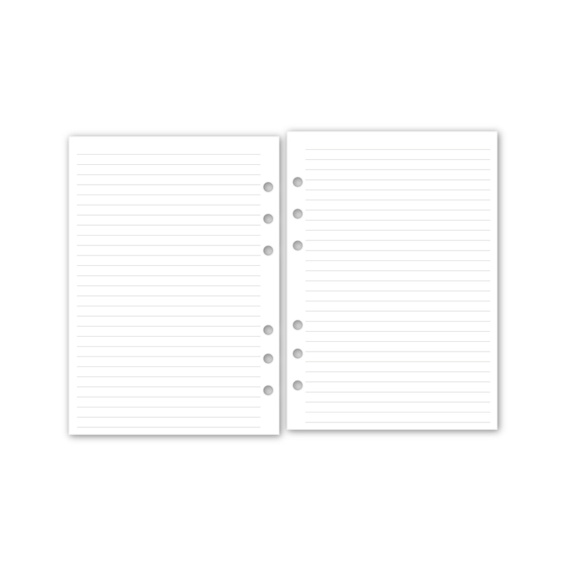 Wide Rule A5 Print - Etsy