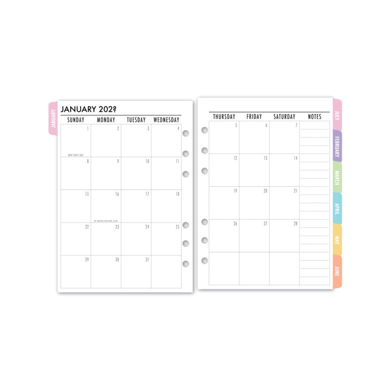 2026 Day Planner With Tabs - Etsy