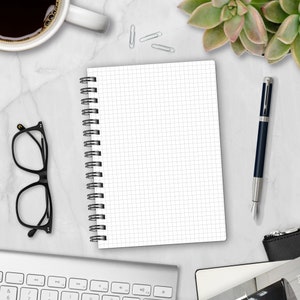 Personalized A5 Hardcover Notebook, 120 Pages, College Ruled, Dot Grid ...